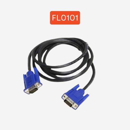 VGA KABLO 1.5M (7MM). Hi-linkteknoloji